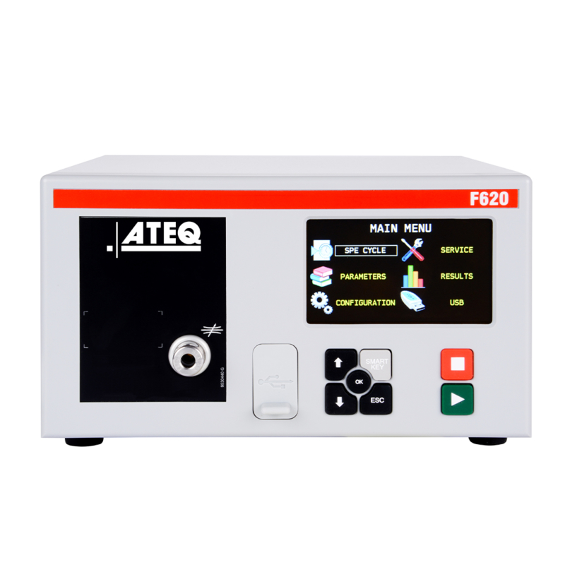 F620 leak test instrument for industrial quality control - ATEQ MEXICO